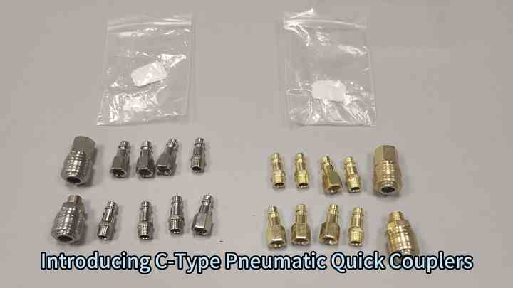 1/4" NPT Male Pneumatic Coupler, Heavy Duty Quick Disconnect Connector ...
