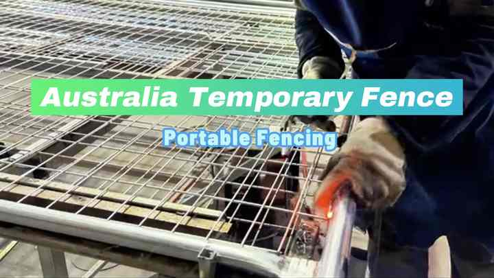 UK Compliant Temporary Construction Fence Panels with Galvanized Welded ...
