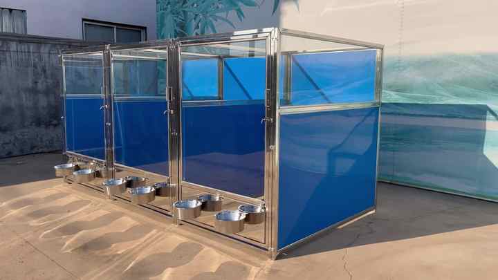 Luxury Classic Glass Modular Dog Kennel for Doggy Boarding with Eco ...