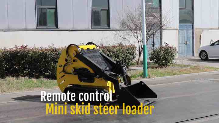 Customization Remote Control Skid Loader Electric Mini Skid Steer ...