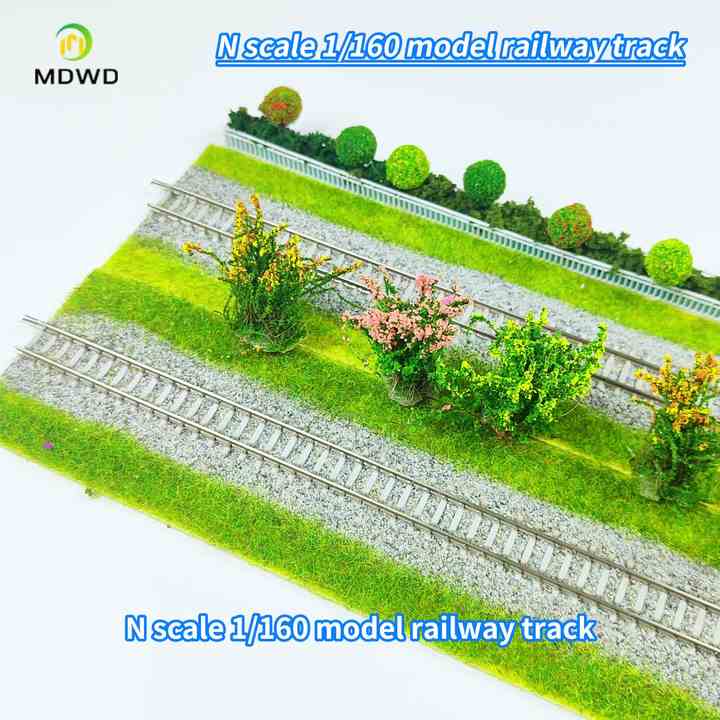 1/160 Model Railroad Track DlY Sand Table Model Materials Train Scene ...
