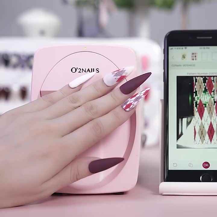 Any Design on Your Nail Small Desktop Smart Nail Device Nails App ...