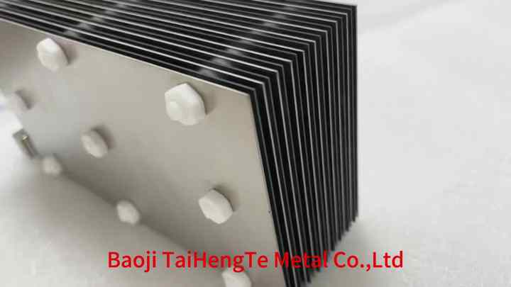 MMO Anode Unit Electrolysis Cell for Chlorine Generator with Cutting ...