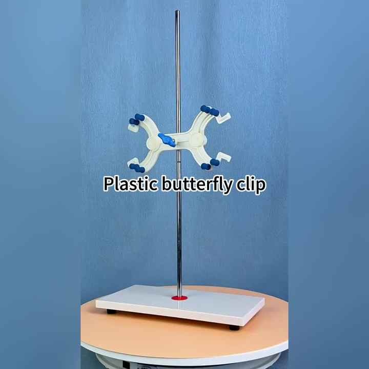 Metal Double Burette Clamp for Lab Use Double Adjustable Butterfly Clip ...