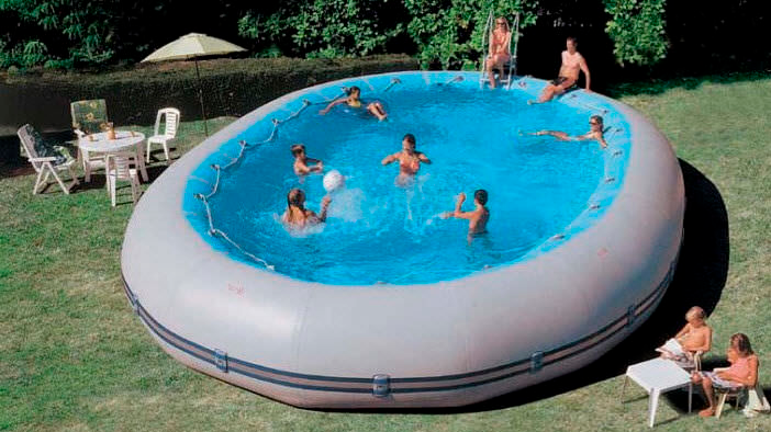 Outdoor Water Sports Pool - Inflatable Ova Shape MH-3