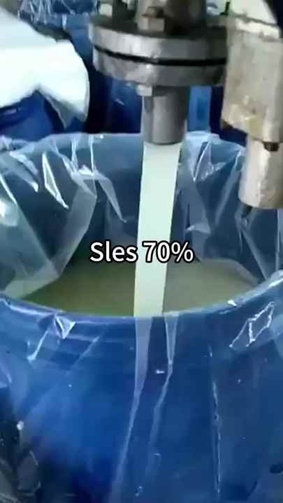 SLES 70% Sodium Lauryl Ether Sulfate for Anionic Surfactant CAS 68585 ...