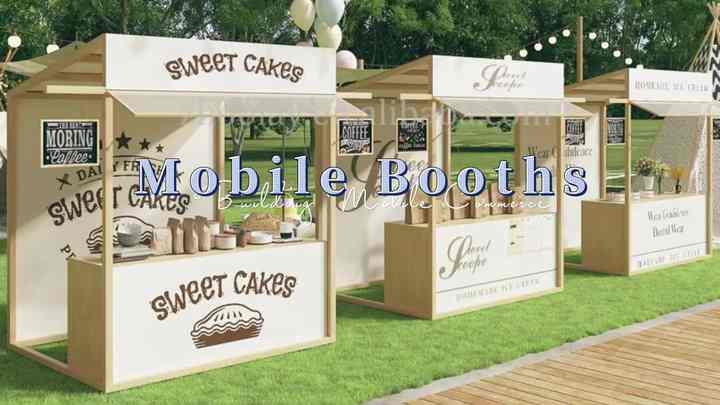 Outdoor Shopping Mall Shed Display Rack Portable Market Stall Rack ...