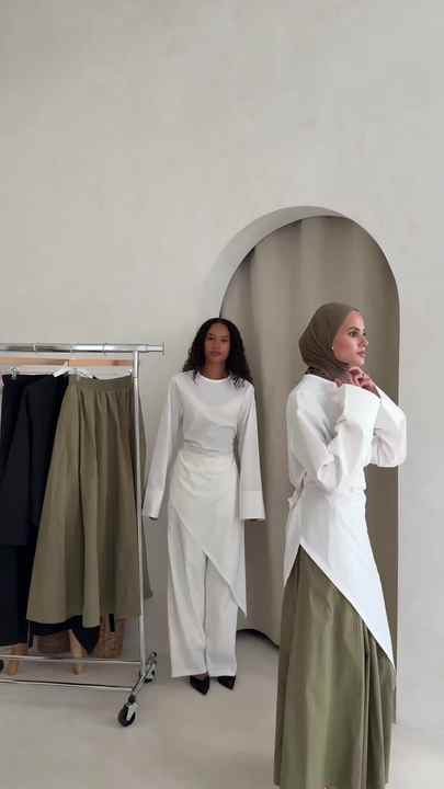 2026 Modest Muslim Turkey Lady Daily Wear Elegant Casual Blouse With ...
