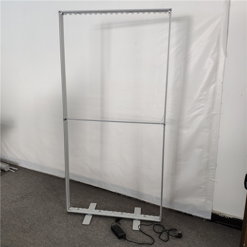 Supply Double sided Floor standing aluminum seg frame led light box ...