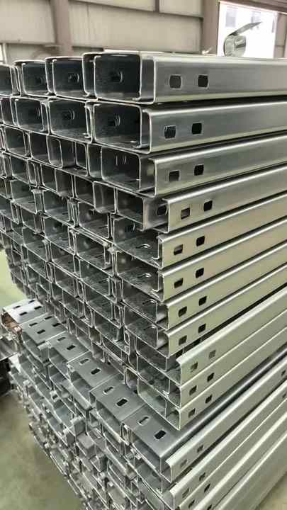 41mm Non-Alloy Metal Framing C Channel Steel Support Systems DIN ...