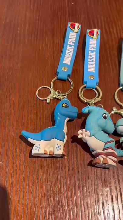 HECION HECION 2025 3D Shape Kids Toys Cartoon Jurassic Dino Key Chain ...