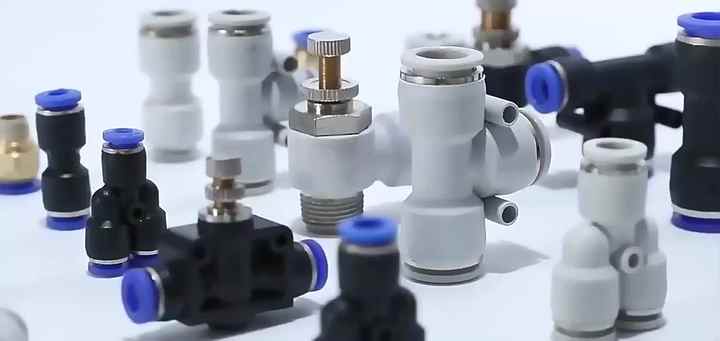 PU-4 6 8 10 12mm Air Hose Fittings Air Line Push to Connect Fitting ...
