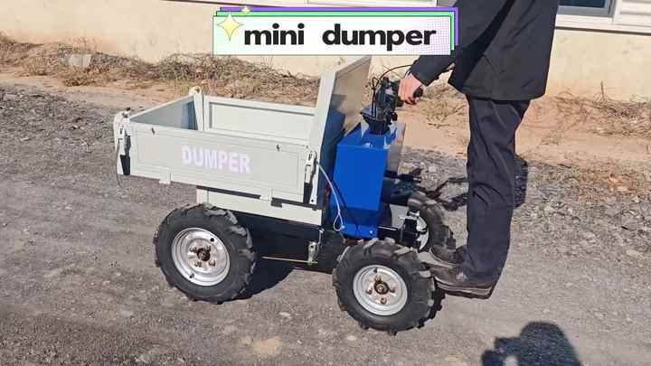 500kg Electric Mini Dump Truck Hydraulic Portable Tipper for Farm ...