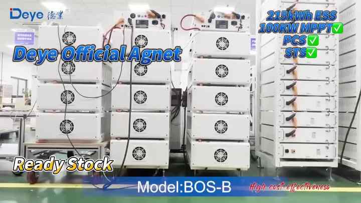 Deye BOS-B 215kWh High Voltage Battery System 51.2V 14.3kWh Module ...