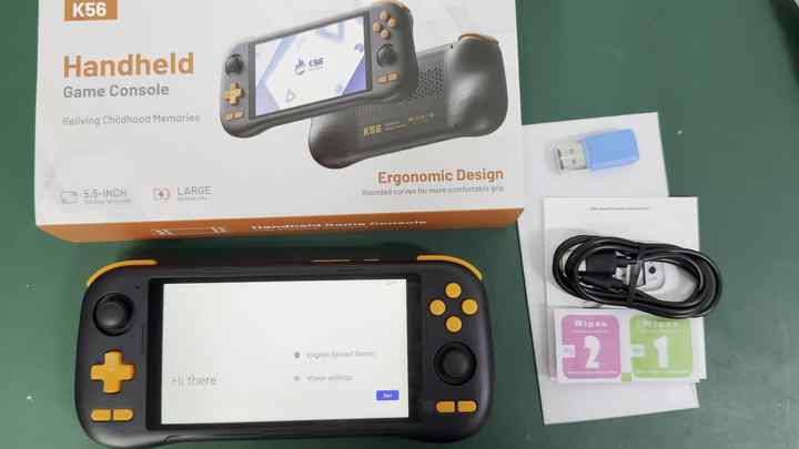 K56 Android 14 Handheld Game Console - 5.5" Touch Screen