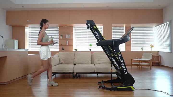 LIFEFIT TM7100 Foldable Electric Motor Treadmill-150kg Capacity 4.5HP ...