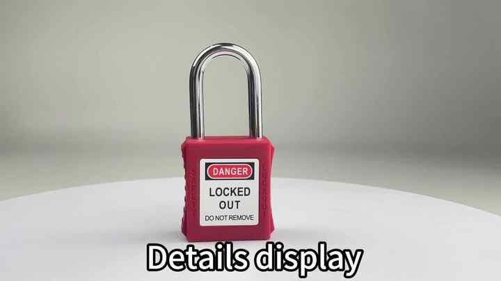Nylon PA & Stainless Steel 38mm Key Operated Safety Padlock Model G38S ...