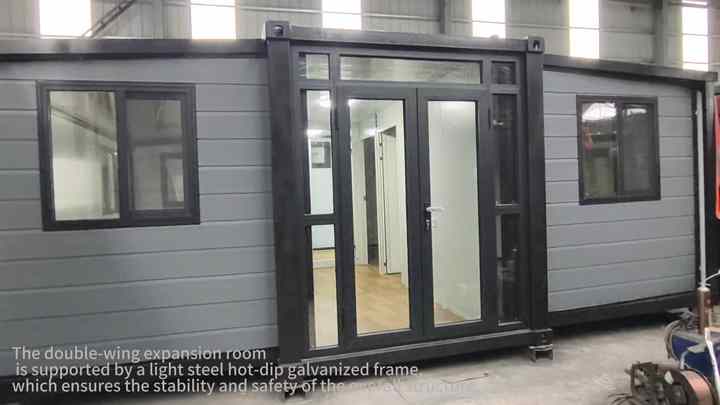 Fast Build Modular Prefabricated Portable Expandable 20ft 40ft Sandwich ...