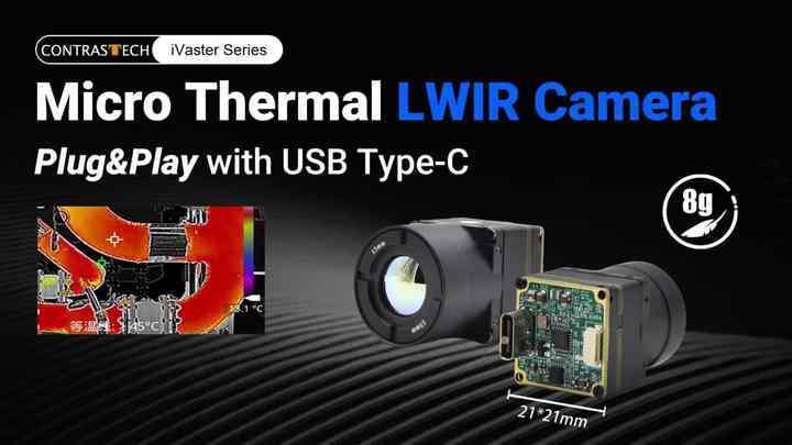 Ivaster 384x288 25hz LWIR Thermal Imaging Cameras for Night Vision