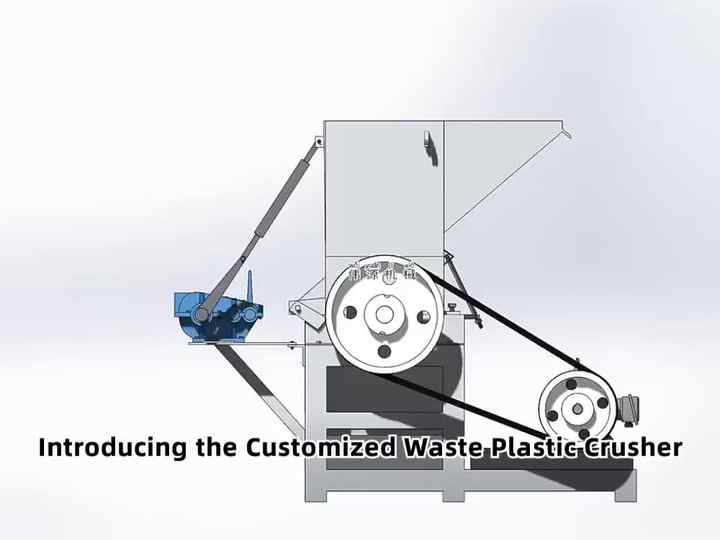Customized Automatic Waste Plastic Crusher Machine