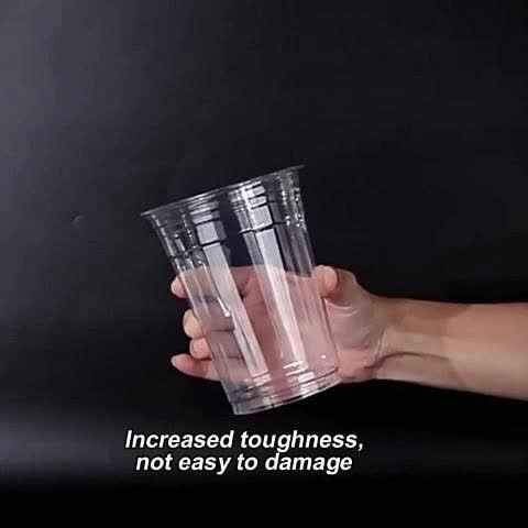 HANYONG Custom Logo 90mm 10/12/14/16oz Clear Cold Iced Coffee ...