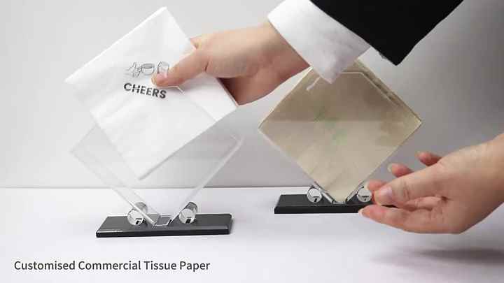 Custom Logo Printed Serviettes for Hotels & Restaurants