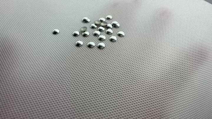 2mm to 8mm Silver Dome Studs - Hot Fix Pearls for Garments, Shoes, and ...