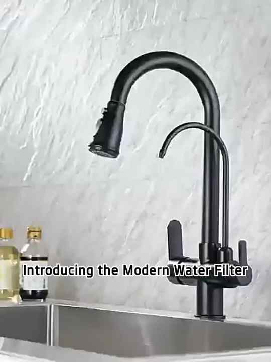 KAWAL High Quality Modern Single-Hole Hot & Cold Water Design Swan Neck ...
