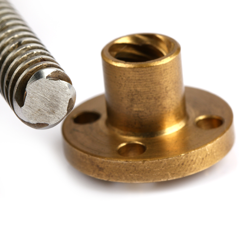 8mm Tr8x1Tr8x2 Tr8x4 Tr8x8 304 stainless steel lead Trapezoid screw use ...