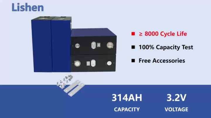 Lishen 3.2V 314ah Lifepo4 Battery - Efficient Energy Storage