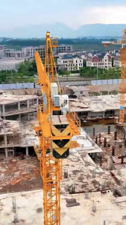 P5015-8A Luffing Jib Tower Crane 50m Jib Boom Best Prices 8 Tons ...