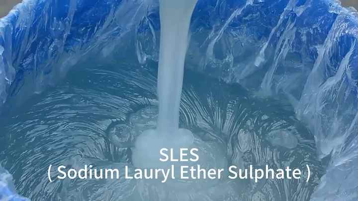 AES SLES Detergent Raw Material Shampoo Making Soap Liquid Raw Material ...