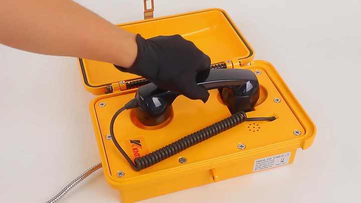 IP65 Waterproof Telephones by Kntech for Mine Communications