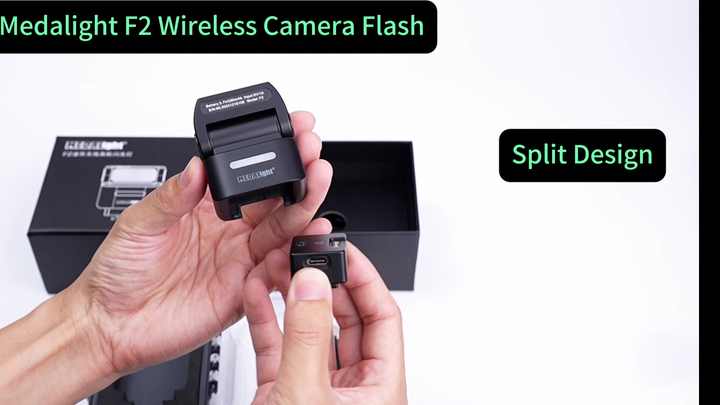 Mini Camera Flash - Universal Hot Shoe Speedlite for Sony Zve10
