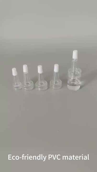 Wholesale 20mm clear Capping Horn Head Dropper Cap Pvc Horn Head Cap ...