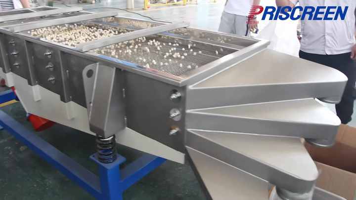 Linear Vibrating Screen for Stone Hot Vibrate Screening Heavy-Duty ...