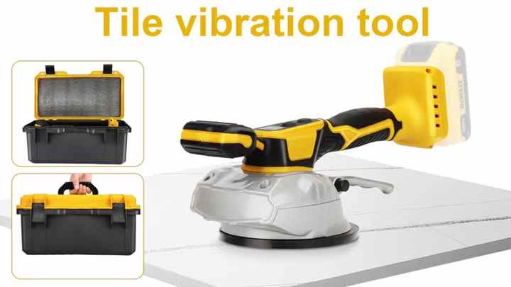 Tile Vibration Tool for 21V Battery, Tile Vibration Leveling Machine ...