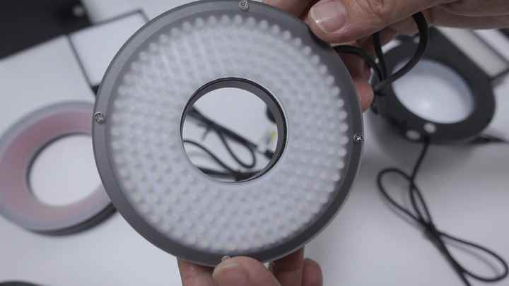 Customizable Size White DC24v Shadowless Light Source Circle Rgb Ring ...