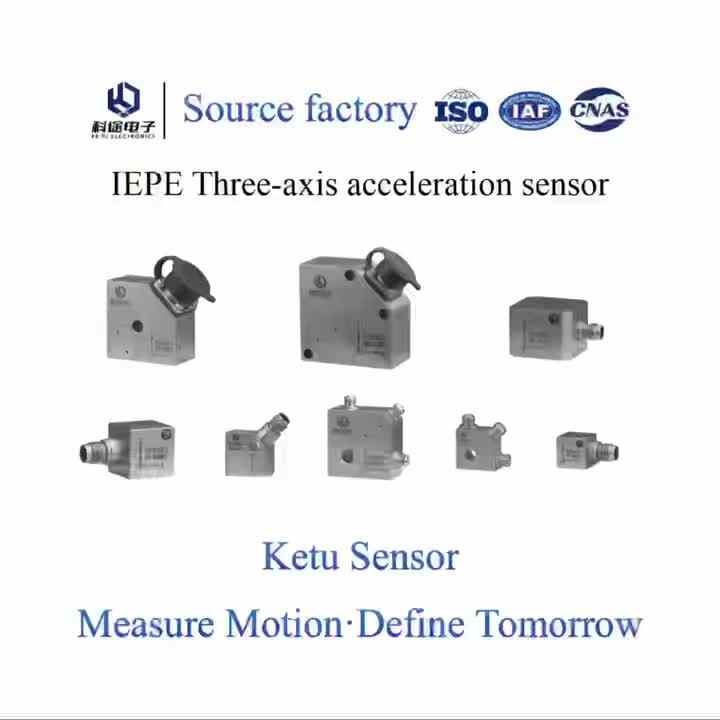 IEPE 3 Axis Piezoelectric Accelerometer Motion Sensor ICP Transducer ...