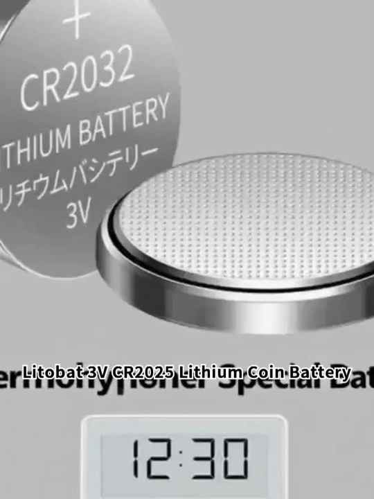 Original 3V CR2032 Lithium Button Battery Coin Cell for Consumer ...