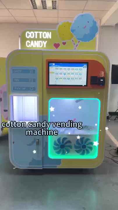 New Design Smart Commercial Cotton Candy Machine High ROI Touch Screen ...