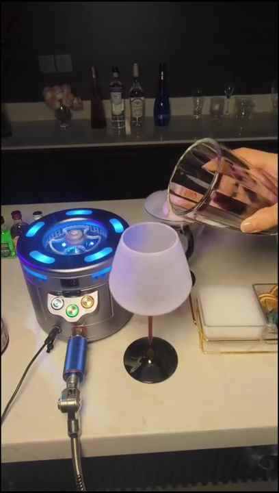 Small Dry Ice Maker Food Grade Dual Use Function Dry Ice Glass Chiller ...