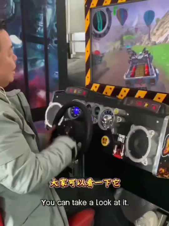42 Inch Dirty Driving Simulator Racing Arcade Game Console