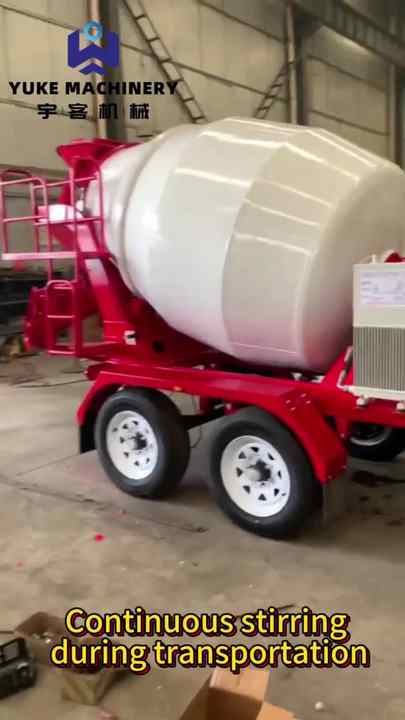 Automatic Self-loading Concrete Mixer Tractor Trailer Trucks Sand ...