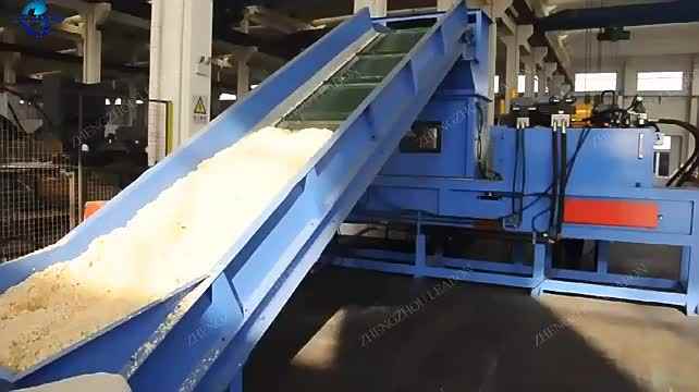 Horizontal Hydraulic Sawdust Baler Machine Wood Shaving Press Packing ...