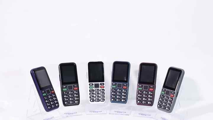 4G Bar Senior Phone with SOS Big Button Big Font 2.4 Inch Dual Sim Easy ...