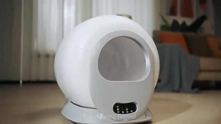 Innovative Smart Cat Toilet - Self-Cleaning Smart Litter Box with Auto ...