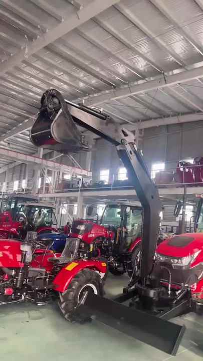 High Performance Hydraulic Lift Wheel Tractor 4WD with Engine & Gearbox ...