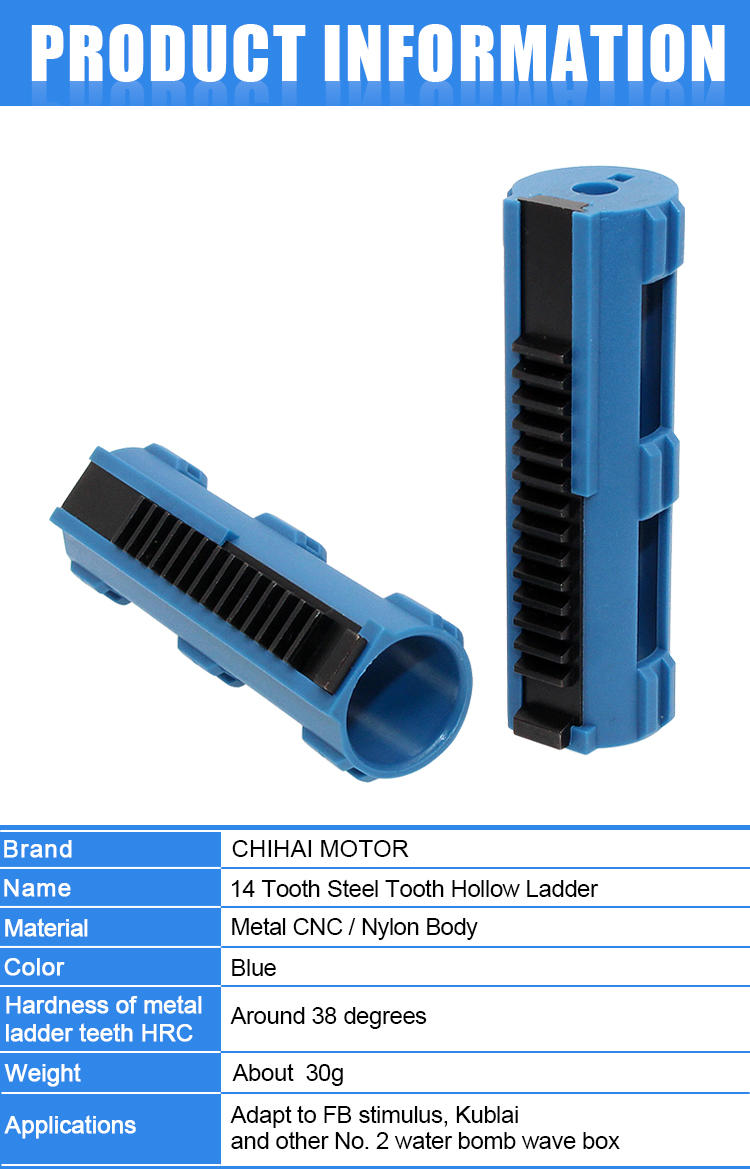 chihai motor 14 tooth blue piston full steel reinforced nylon fiber for ...