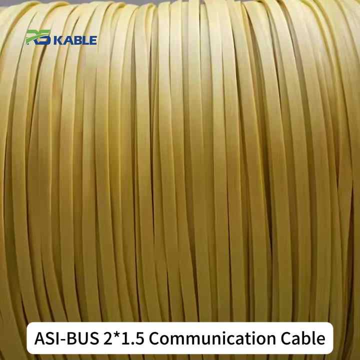 Yellow Black ASi-BUS Cable Industrial AS-Interface Bus Cable 2*1.5mm ...